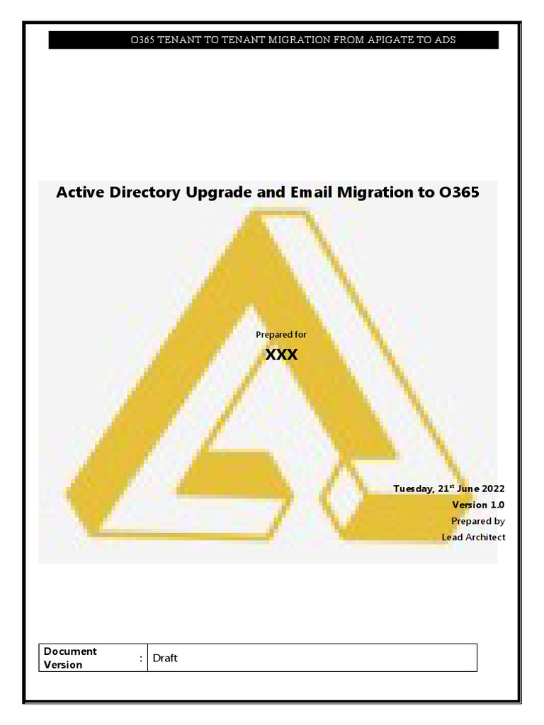 AD Upgrade and Exchange Migration | PDF | Share Point | Microsoft ...