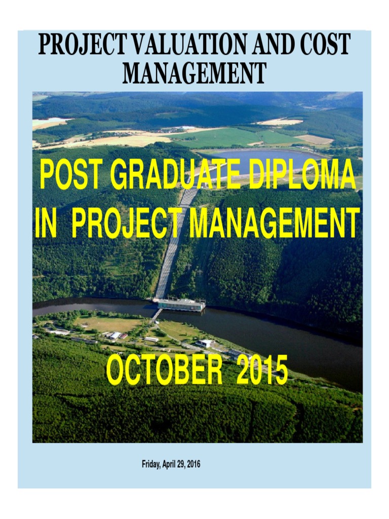 Project Cost Management - PGDPM Byo 2015 FINAL | PDF | Net Present Value | Capital Budgeting