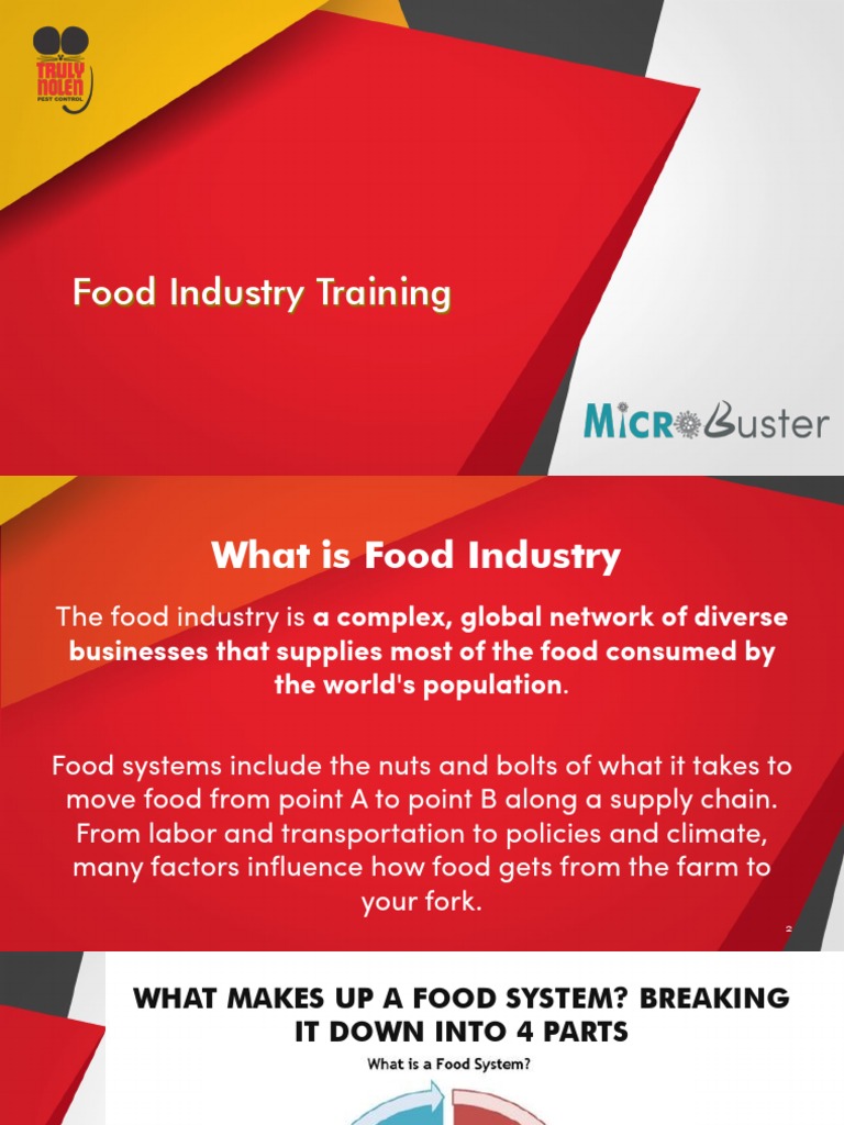 Food Industry Training | PDF | Foods | Decomposition