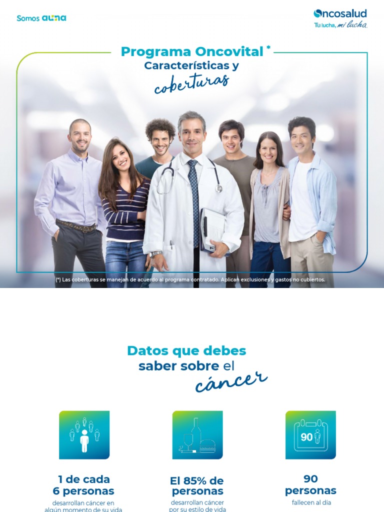 Brochure - Programa Oncológico Oncovital 2021 | PDF | Cáncer | Terapia de radiación
