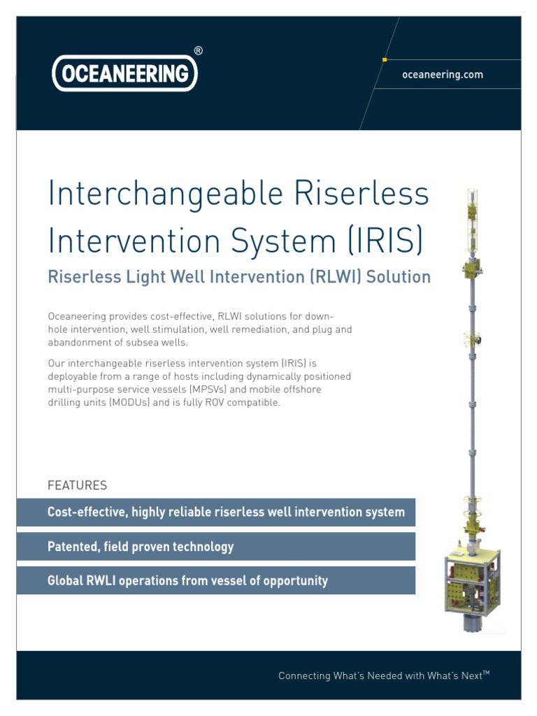 ST&R Interchangeable Riserless Intervention System (IRIS) | PDF ...