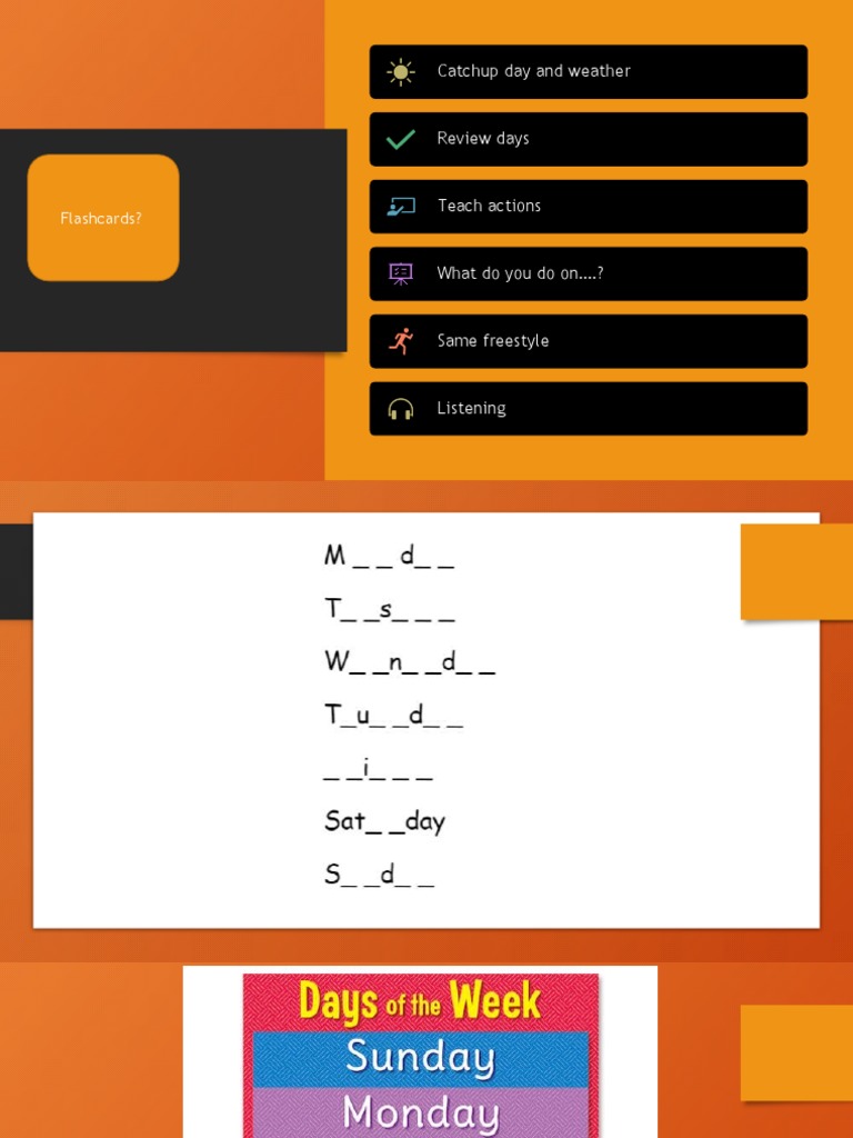 Weekly Routine ESL Beginner | PDF