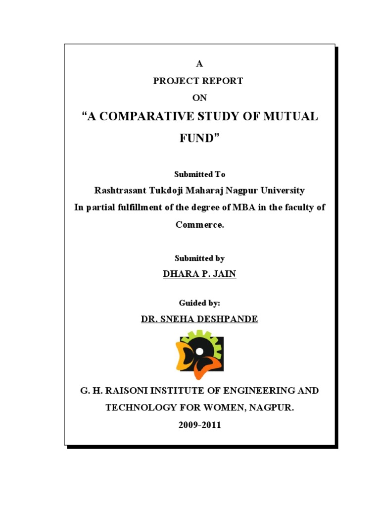 Comparative Study of Mutual Funds | PDF