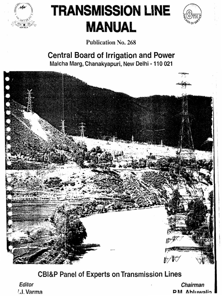 Cbip Transmission Line Manualpdf PDF Free | PDF | Screw