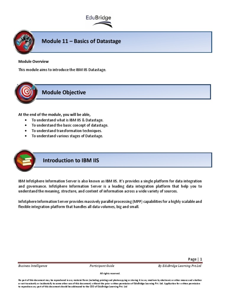 Introduction to IBM Datastage Basics | PDF | Computer Engineering | Software Engineering