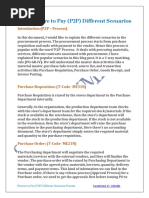 P2P O2C R2R SAP CheatSheet | PDF