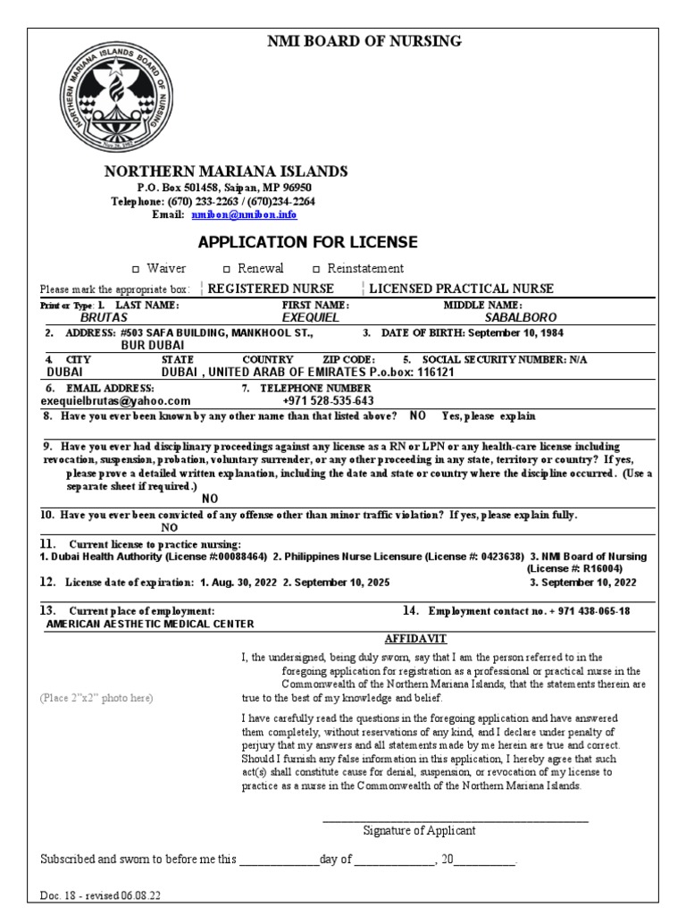 Doc-18-Rn-Lpn-Renewal - Reinstatement-Application-06-08-22 EXEQUIEL ...