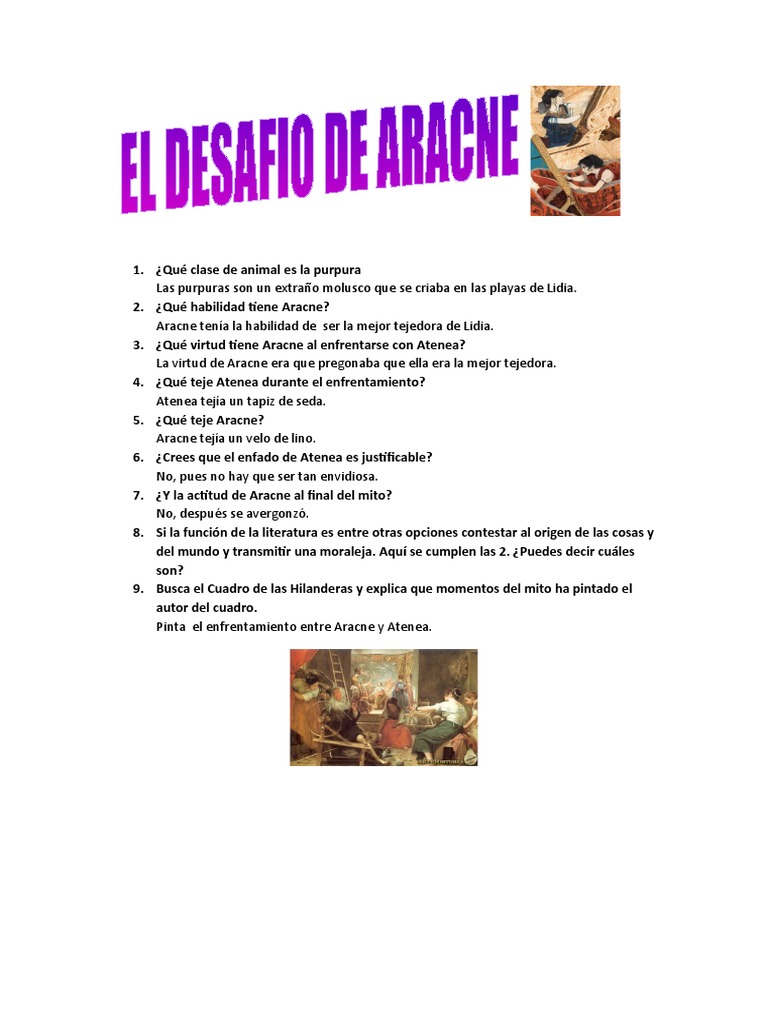 El Desafio de Aracne | PDF