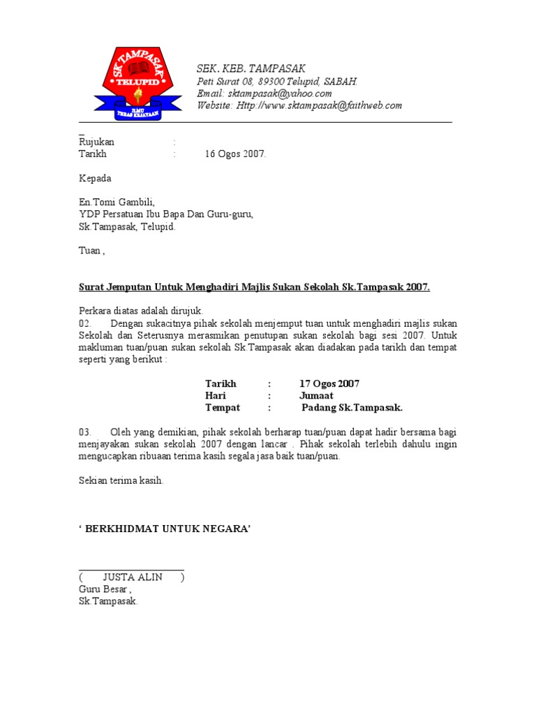 Surat Surat Jemputan | PDF