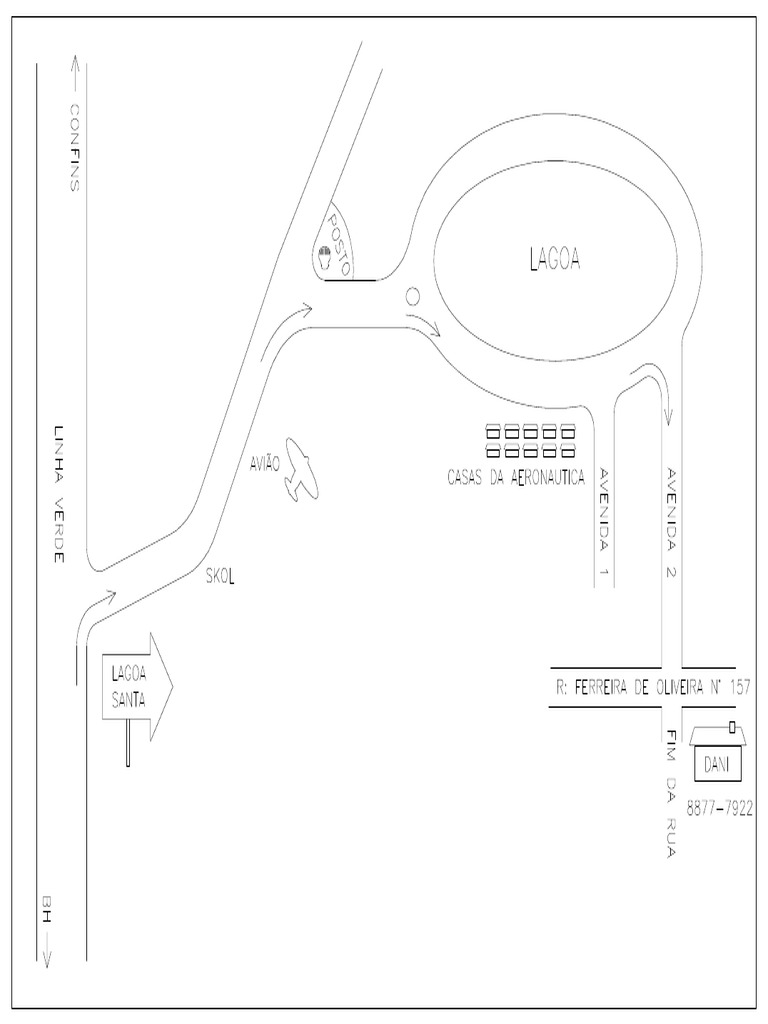 Mapa - Lagoa Santa | PDF