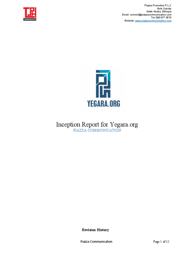 Inception Report | PDF | Use Case | System