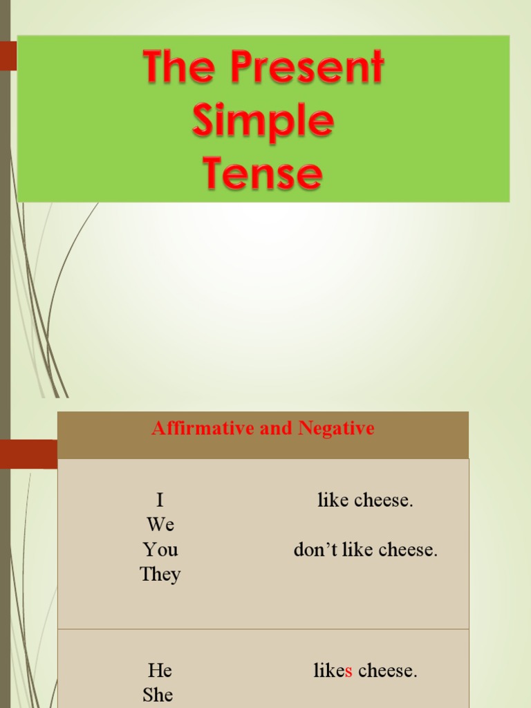 Present Simple Tense Worksheet | PDF