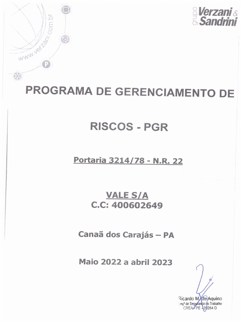 PGR Atualizado Assinado | PDF