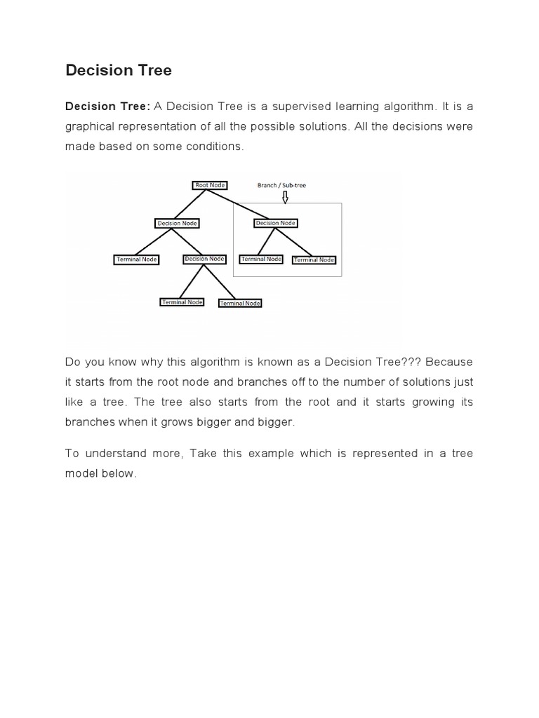 Decision Tree | PDF | Statistics | Machine Learning