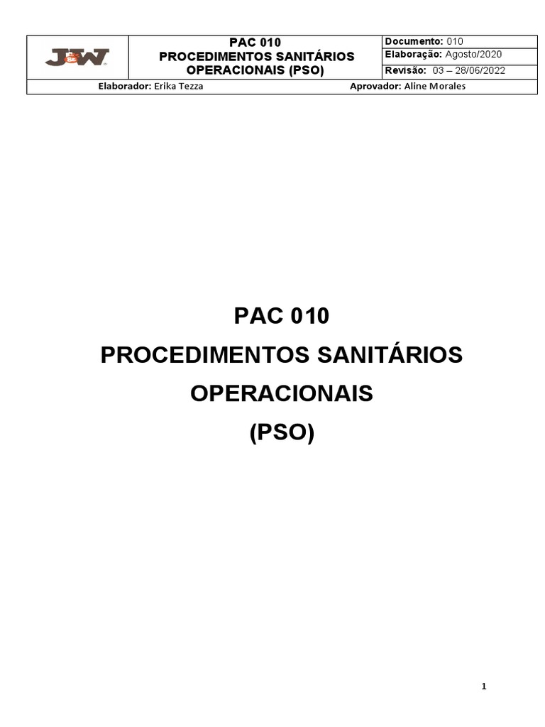 Pac 10 - Pso | PDF | Desperdício