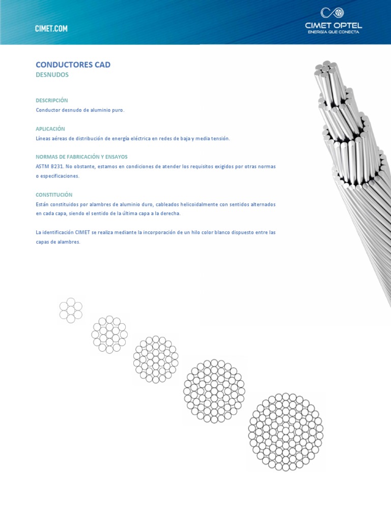 HT18 CAD Ed 02 ASTM B231 | PDF | Física | Metrología