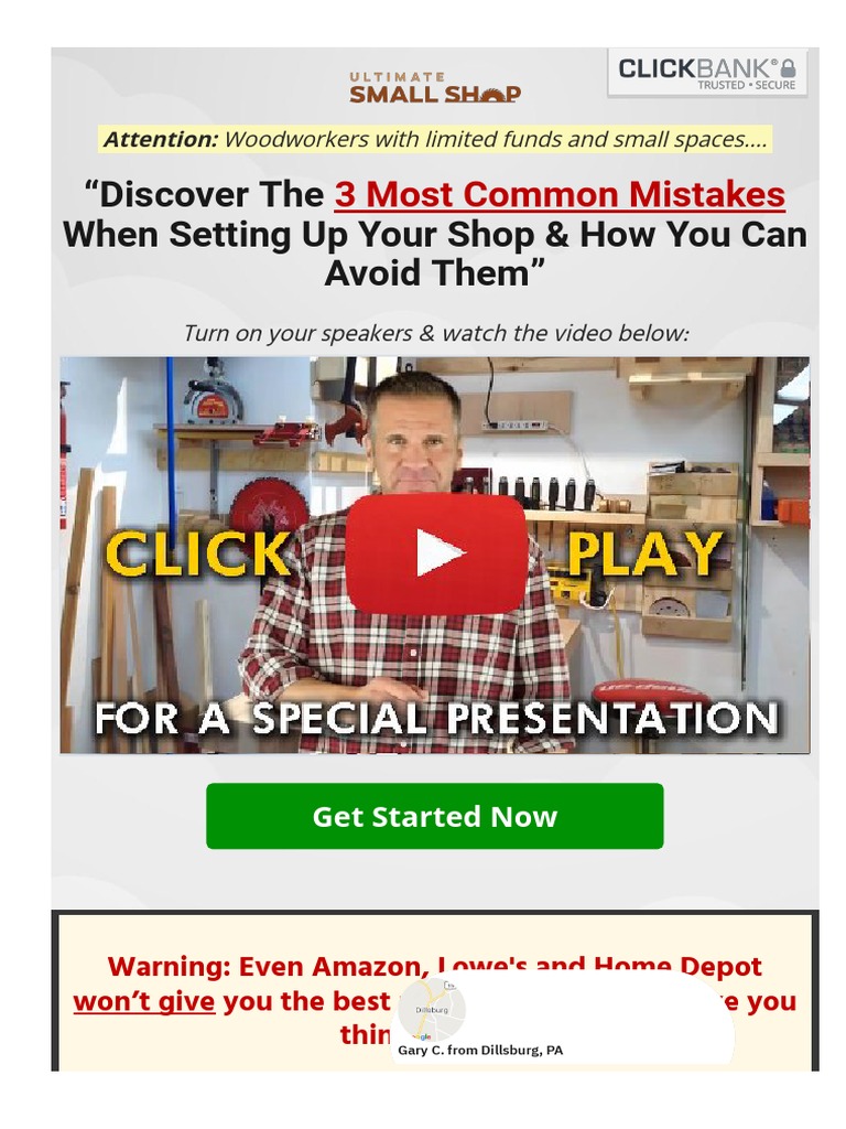 How To Set-Up A Fully Equipped Small Woodworking Workshop | PDF ...