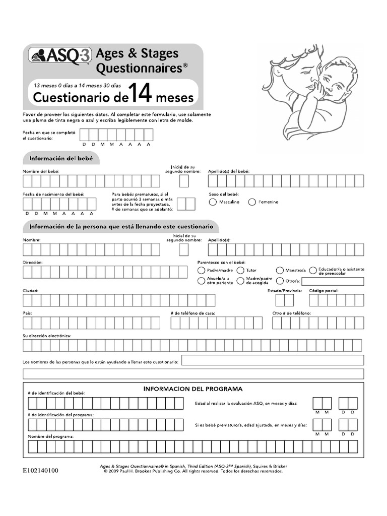 ASQ 14 Meses | PDF