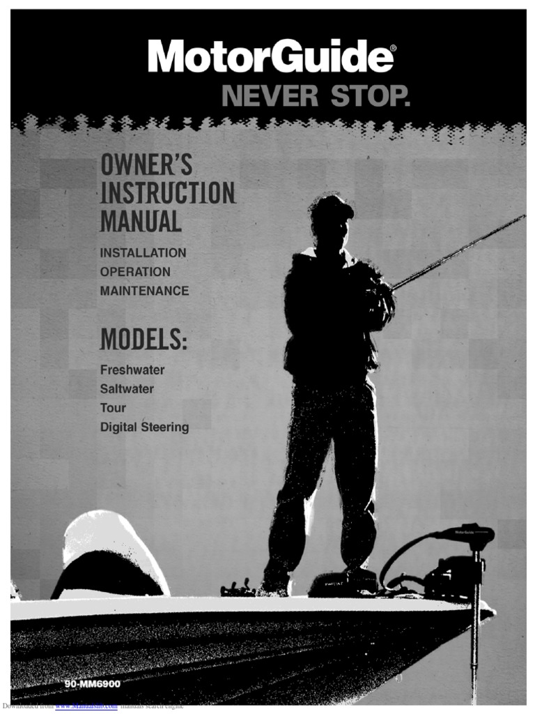 MotorGuide Freshwater Owners Instruction Manual en | PDF | Screw ...