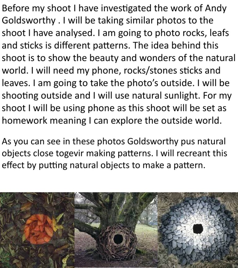 Pattern Shot Plan | PDF