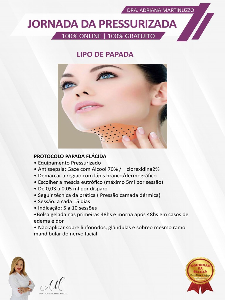 Protocolo Lipo Papada Jornada Da Pressurizada 2022 | PDF