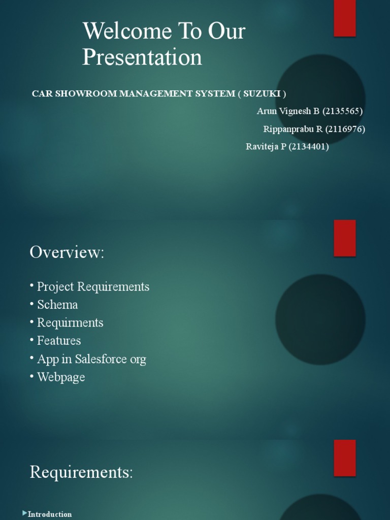 Car Showroom Management System | PDF | Computing | Software Development