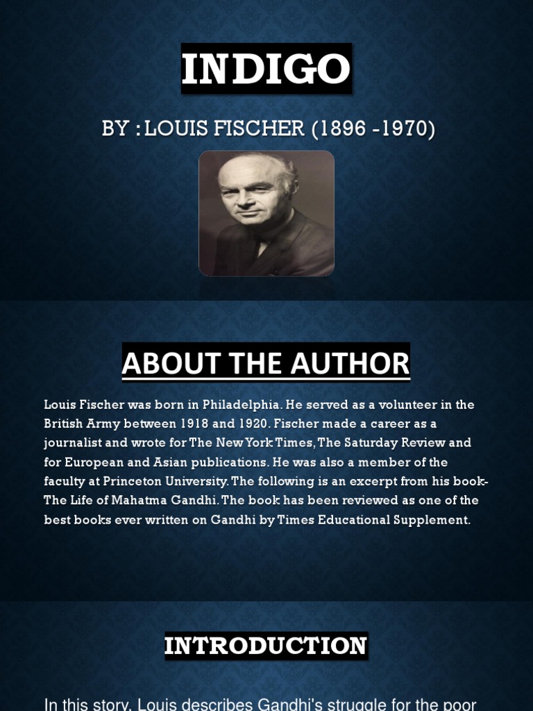 INDIGO | PDF | Mahatma Gandhi | British Raj