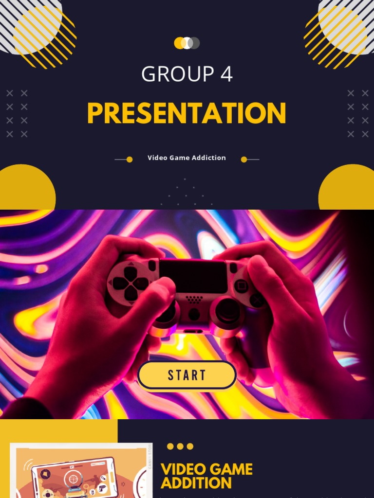 Video Game Addiction Presentation | PDF | Video Games | Psychological ...