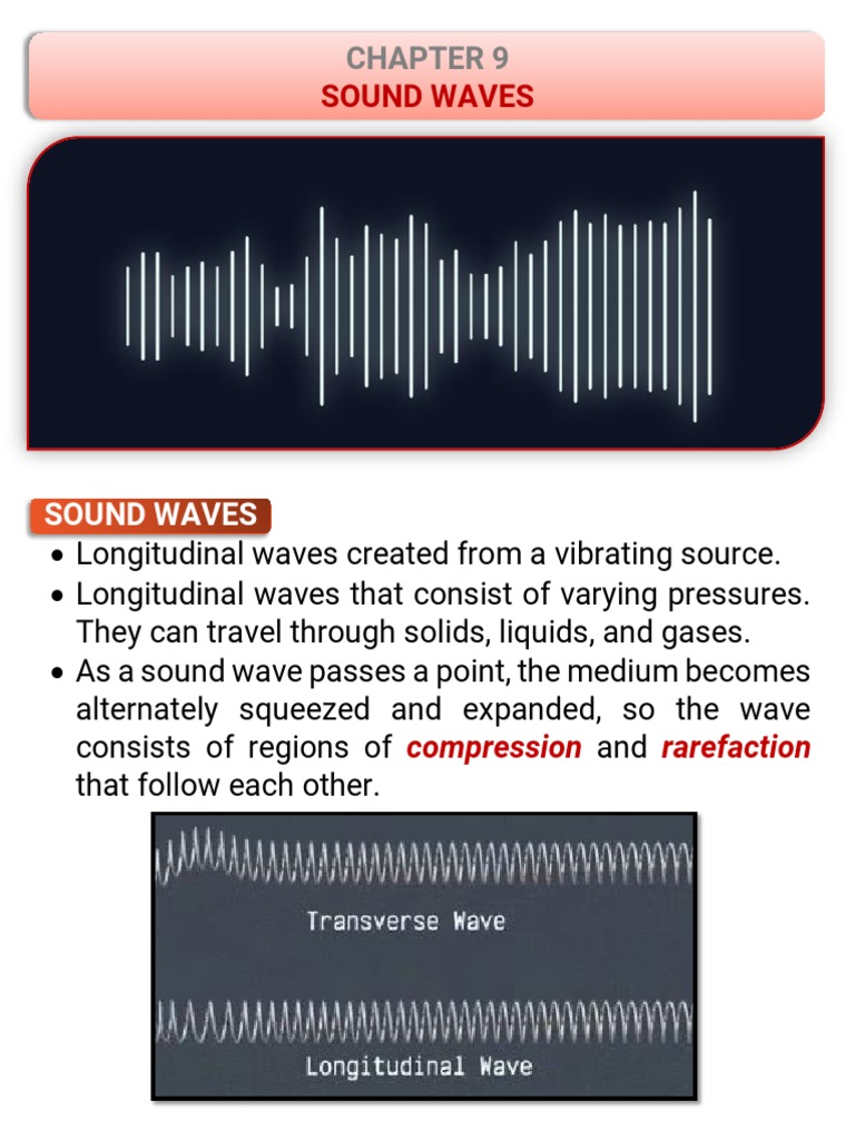 Chapter 9 Sound Waves | PDF | Ear | Sound