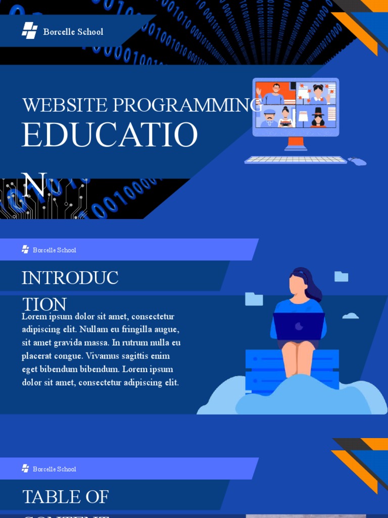 Borcelle School Website Overview | PDF | Databases | Computer Programming