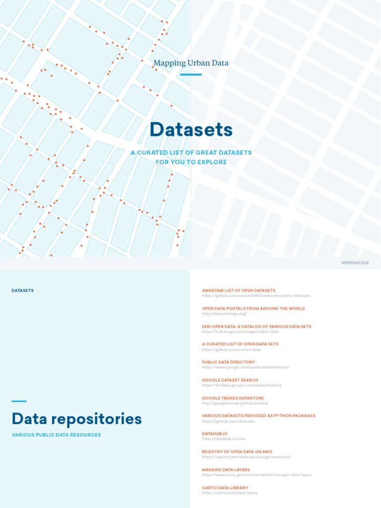 Mapping Urban Data - Datasets (A Curated List of Great Datasets For You ...
