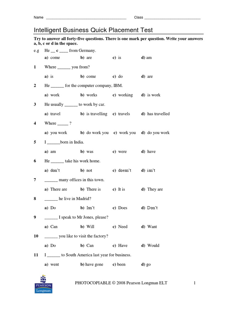 Prueba de Nivel Inglés y Sales | PDF | Economies | Business