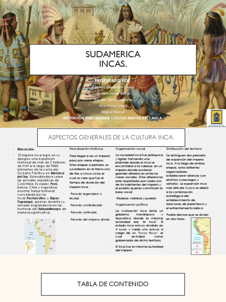 Sudamerica Cultura Inca | PDF | Imperio Inca | Machu Picchu