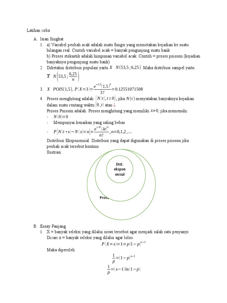 Jawaban Latihan UTS | PDF