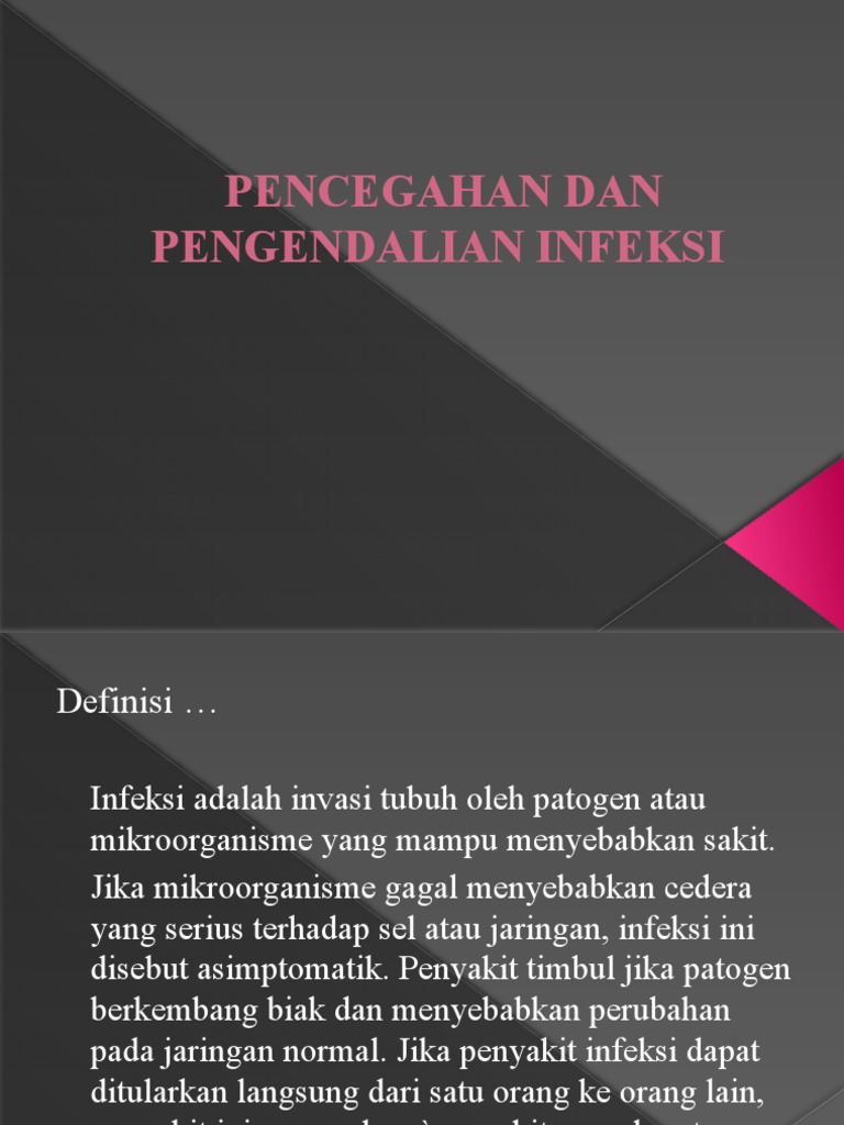 Dokumen - Tips - PPT Pencegahan Infeksi | PDF