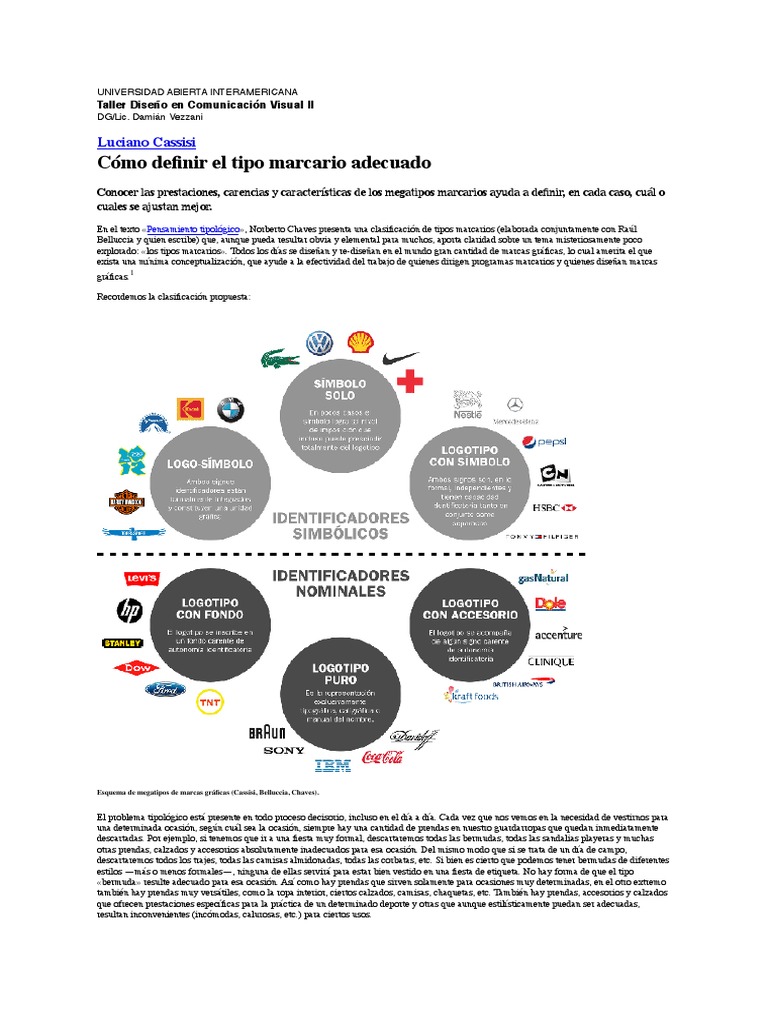 Cassisi - Cómo Definir El Tipo Marcario Adecuado | PDF | Ropa | Los ...