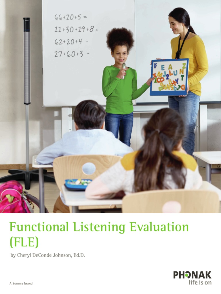 Child Hearing Assessment Functional Listening Evaluation Fle | PDF ...