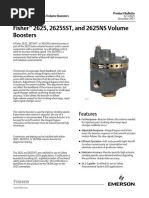 Fisher 2625, 2625SST, and 2625NS Volume Boosters: Scope of Manual | PDF ...