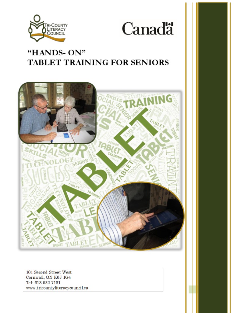 Getting Started with Tablets: A Training Curriculum for Seniors | PDF | Tablet Computer ...
