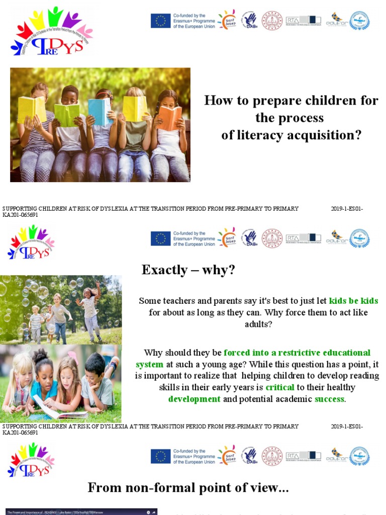 PREDYS - How To Prepare Children For The Process of Literacy Acquisition | Download Free PDF ...