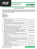 Teste: SRQ 20 - Self Report Questionnaire | PDF