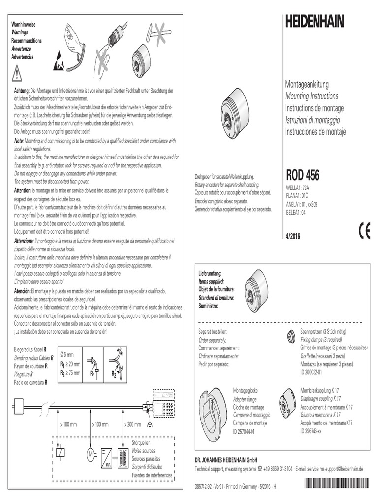 Montageanleitung Instructions de Montage Instrucciones de Montaje | PDF