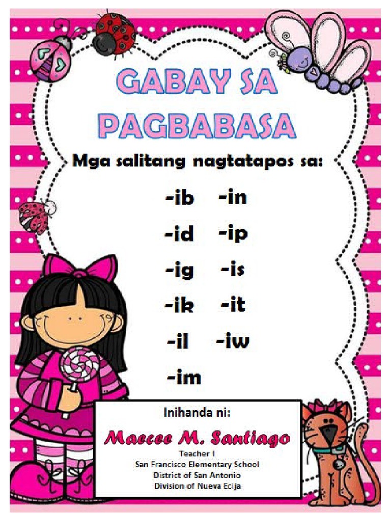 Mga Salitang Nagtatapos Sa - Is, - Ik, - Il, - In, - Im, - Id, - Ip ...