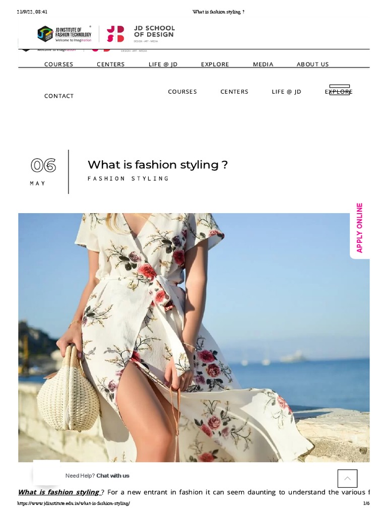 What Is Fashion Styling | PDF | Fashion | Clothing