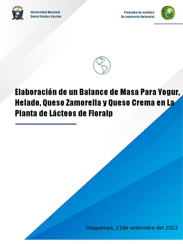 Floralp - Oxapampa | PDF | Leche | Queso