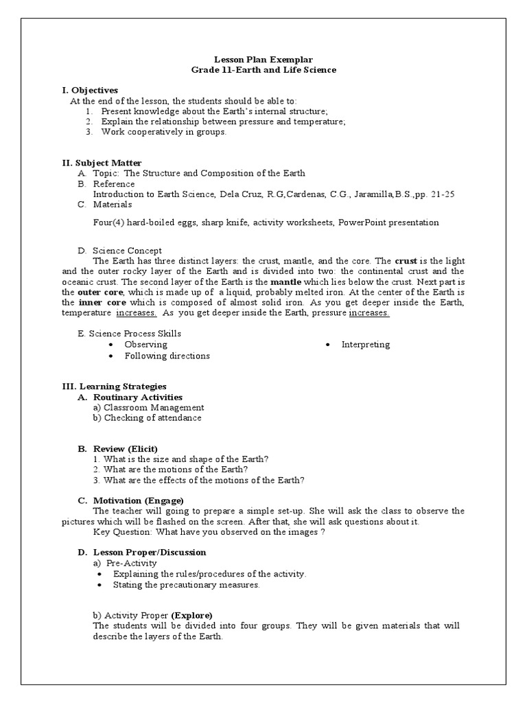 Earth's Internal Structure | PDF | Earth | Plate Tectonics