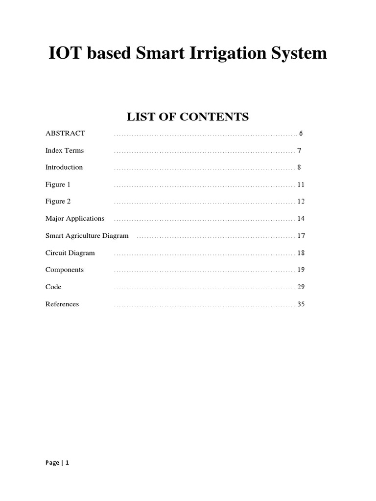 IOT_based_Smart_Irrigation_System (2) | PDF | Arduino | Internet Of Things
