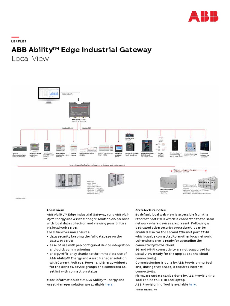 Edge Industrial Gateway 2021 Local View Leaflet | PDF | Computer ...