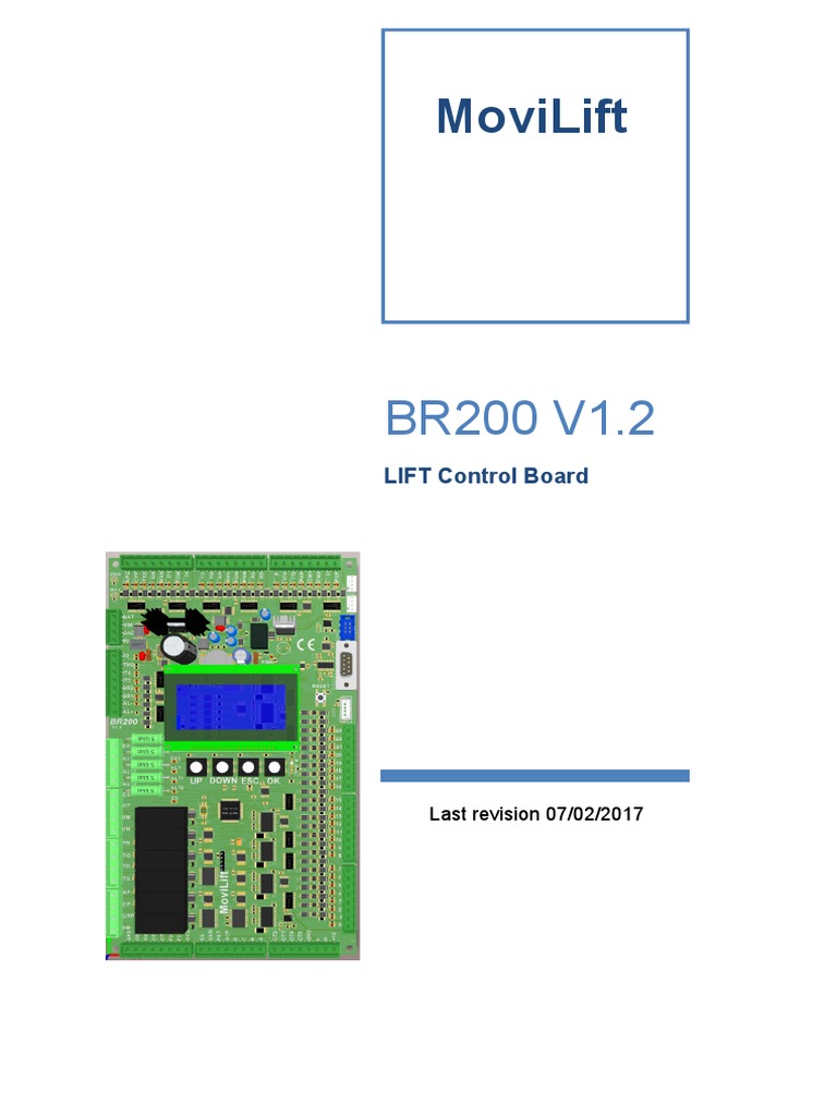 MoviLift BR200 User Manual | PDF | Elevator | Power Supply