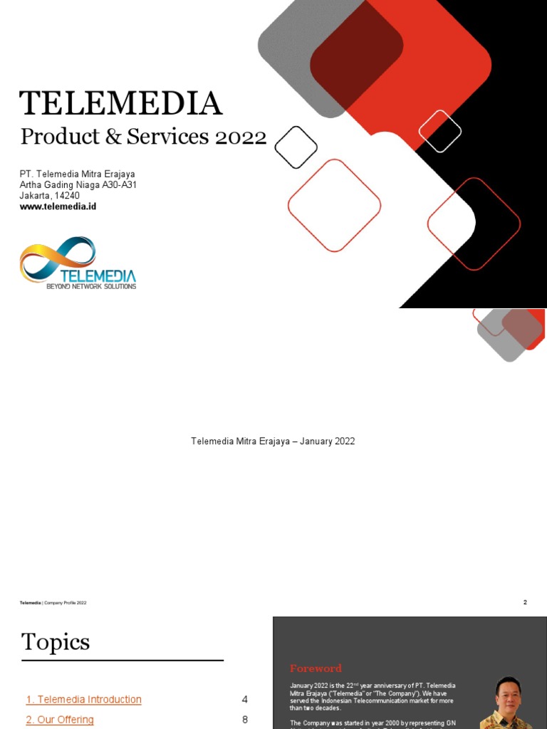 TME Company Profile 2022 | PDF | Optical Fiber | Security